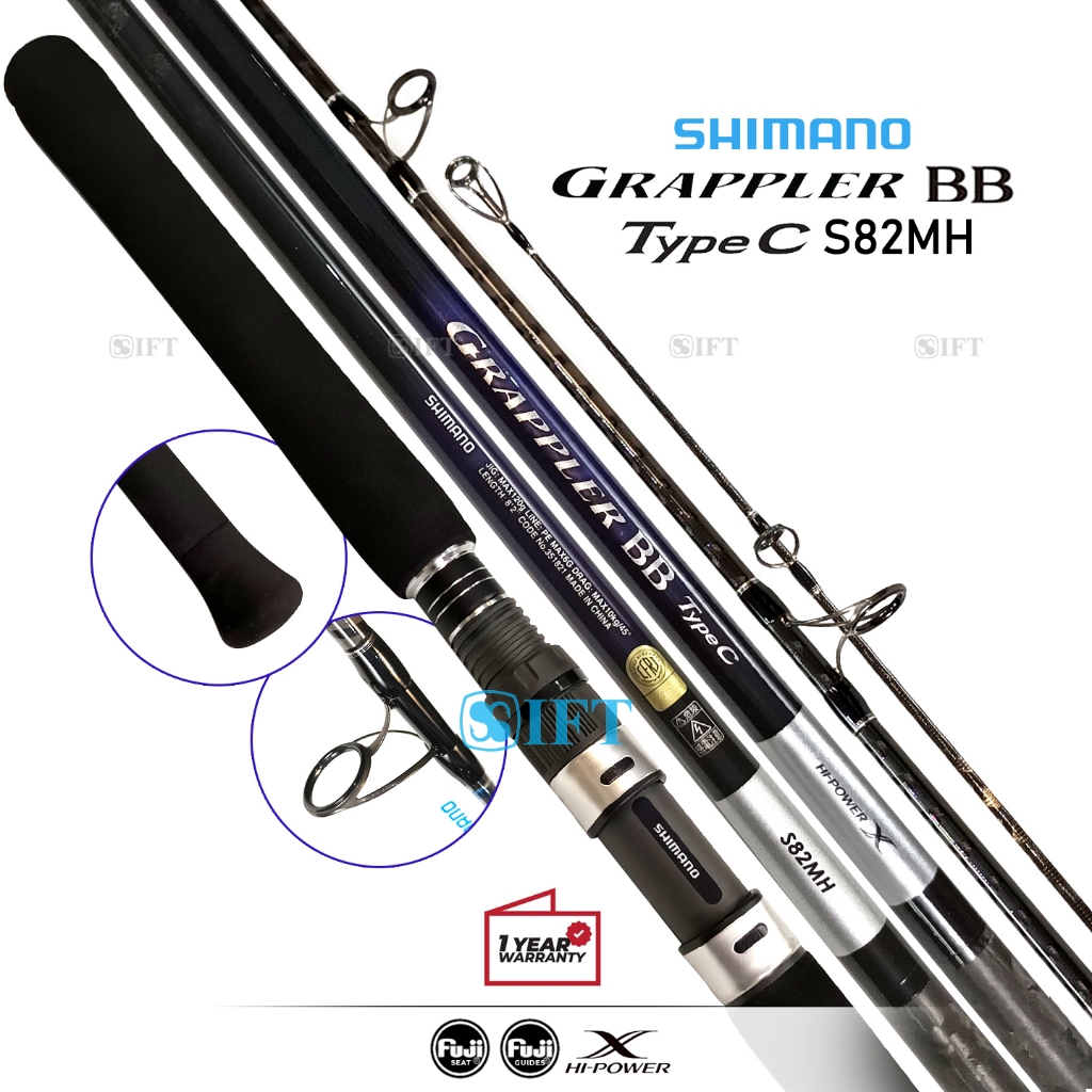 Jual Joran SHIMANO GRAPPLER BB TYPE C | Fuji Seat + Guides SiC | Popping Casting | Laut [2021 ...