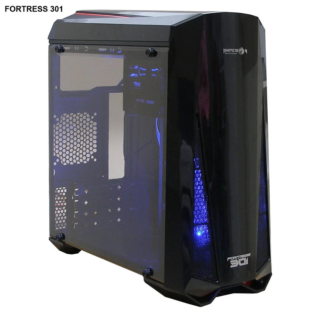 Jual Computer Case / PC Case Imperion Fortress 301 Black -03042 | Shopee Indonesia