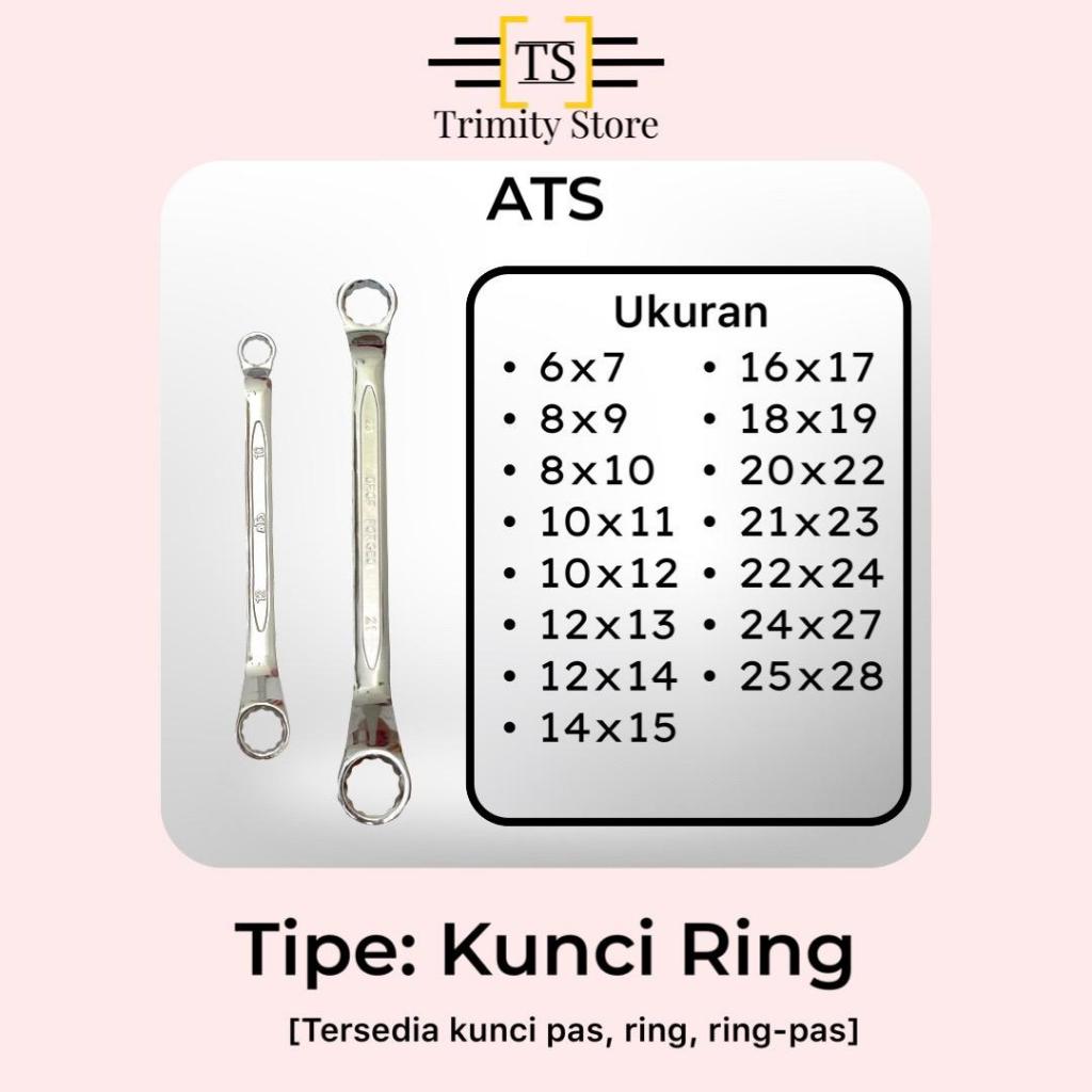 Jual ATS Kunci [Ring] Variasi Ukuran 6 ~ 28 mm | Shopee Indonesia