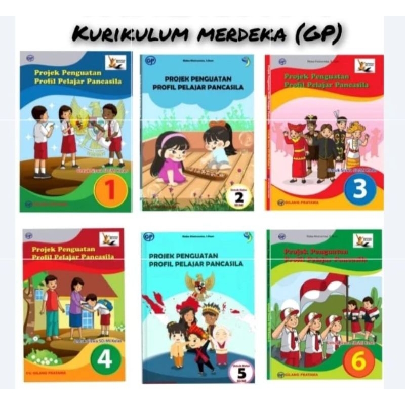 Jual BUKU P5 PROJEK PENGUATAN PROFIL PELAJAR PANCASILA SD KELAS 123456 ...