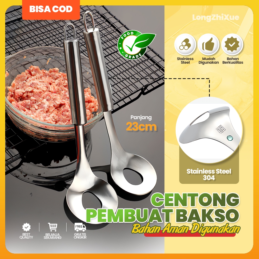 Jual Sendok Cetakan Baso Daging Pentol Bakso Bulat Alat Pencetak ...