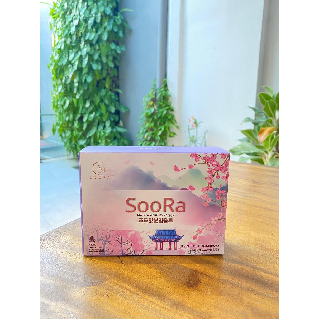 Jual SooRa COLLAGEN - GRAPE POWDER DRINK - 1 BOX 10 SACHET | Shopee Indonesia