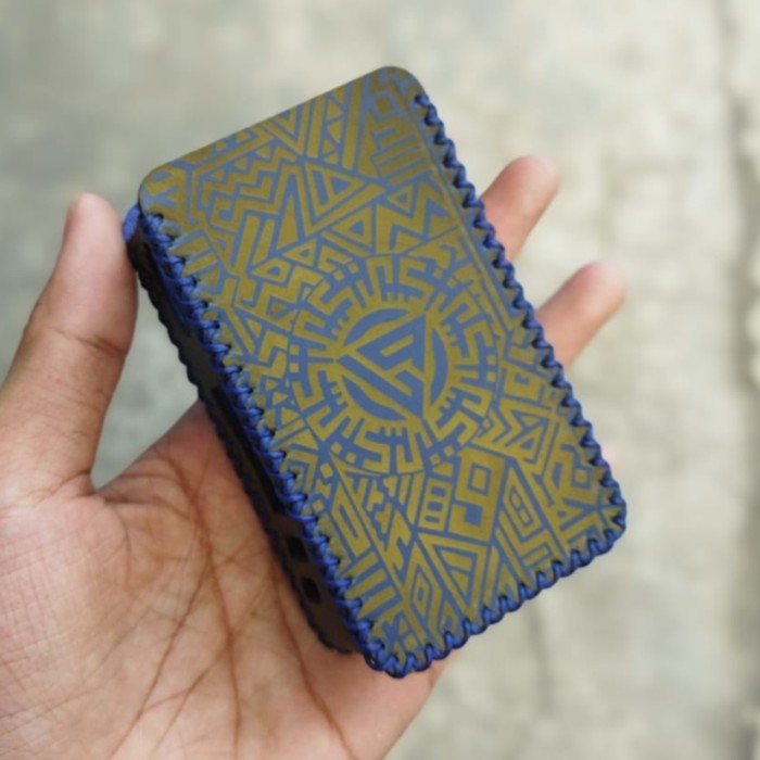 Jual Leather Sleeve for M200 [Aztec] Biru Kuning Emas Case Pelindung ...
