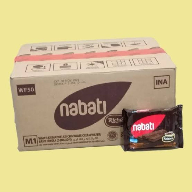 Jual NABATI coklat 1 dus (60pcs) | Shopee Indonesia