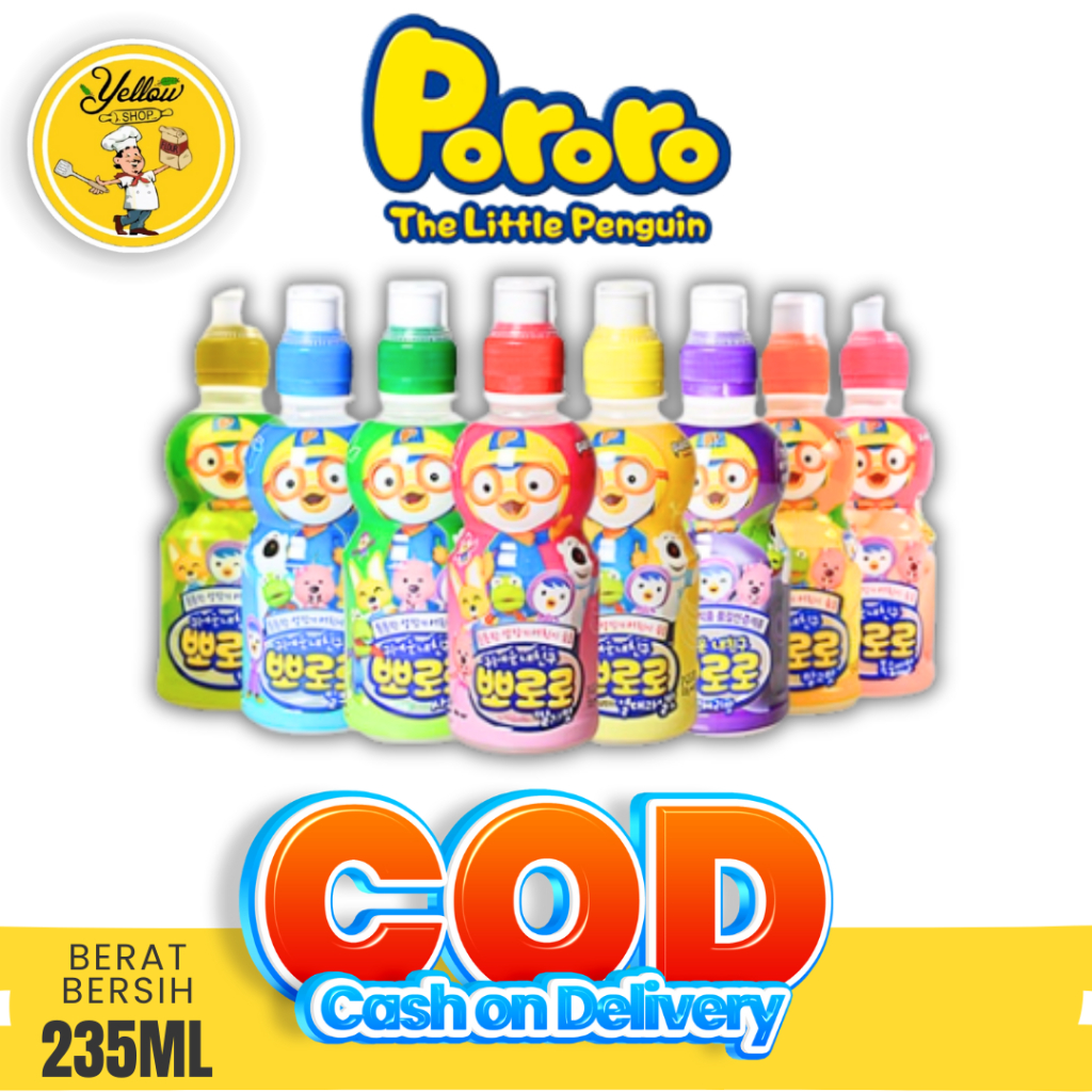 Jual PORORO THE LITTLE PENGUIN DRINK 235ML | Shopee Indonesia