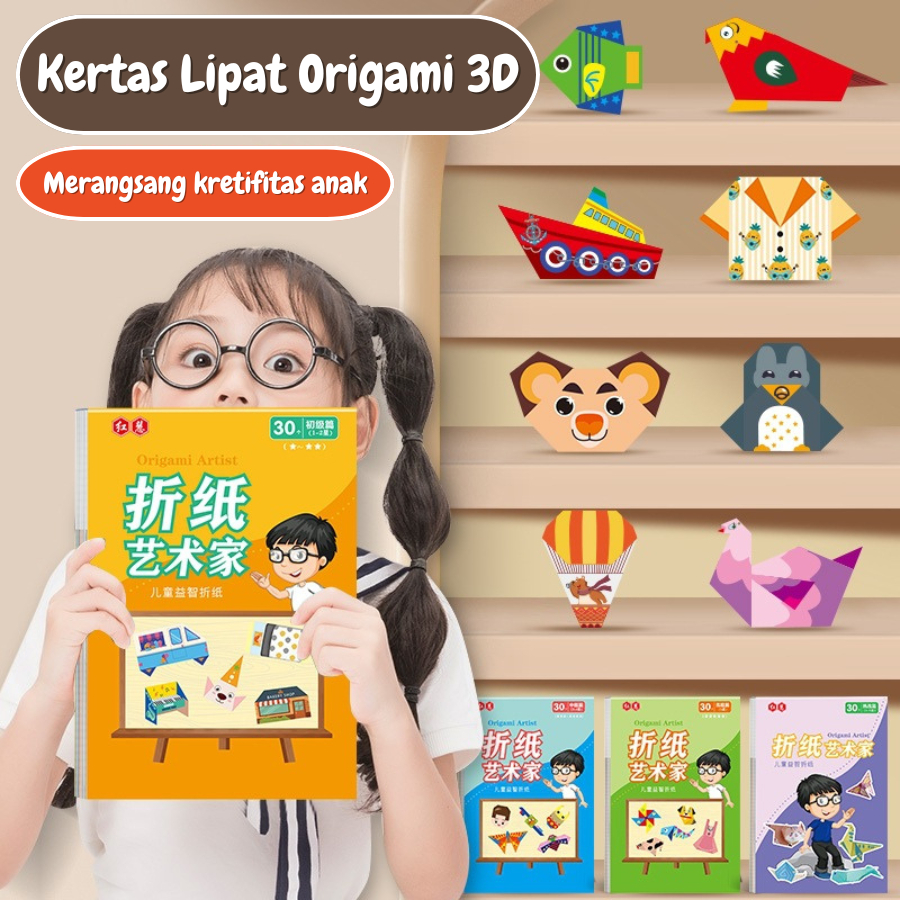 Jual Buku Origami 3D Craft Lipat Bentuk Papercraft Buku Kerajinan ...
