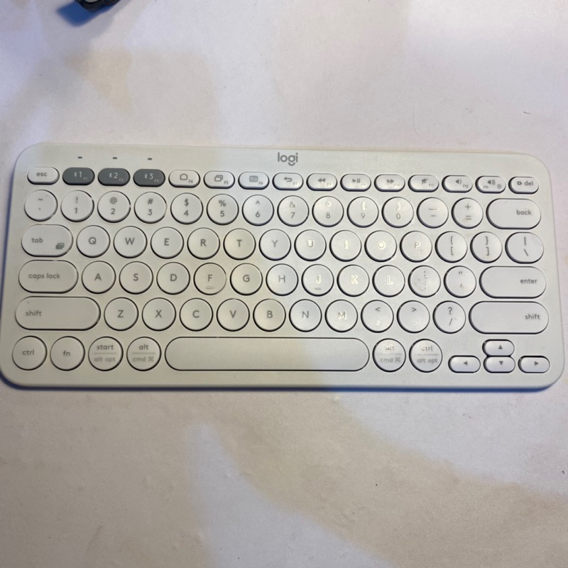 Jual Logitech Wireless Keyboard White | Shopee Indonesia