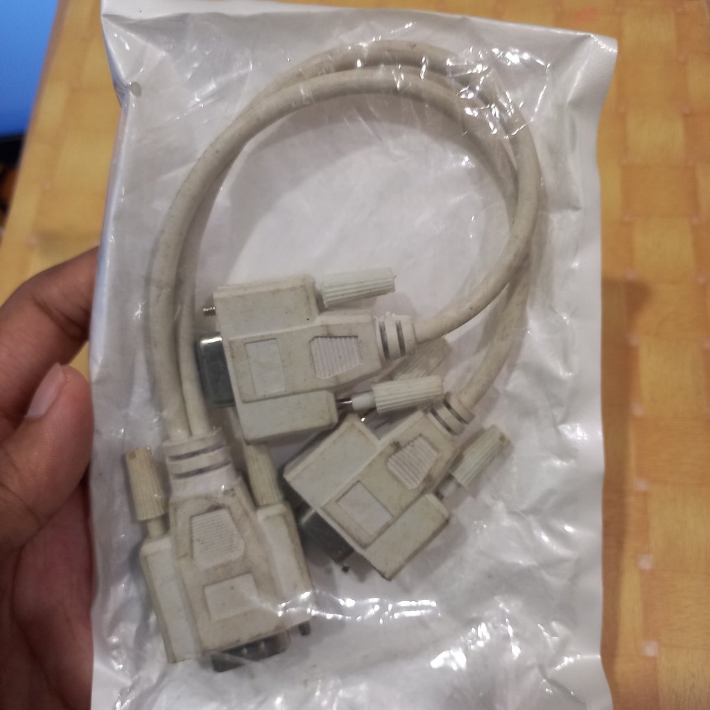 Jual KABEL VGA CABANG 1 MALE - 2 FEMALE / KABEL VGA SPLITTER | Shopee Indonesia