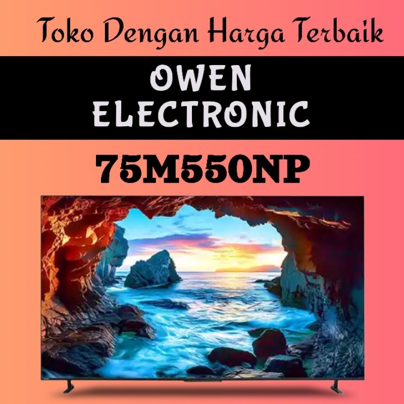 Jual TOSHIBA 75 INCH 4K QLED UHD GOOGLE SMART TV 75M550NP | Shopee ...