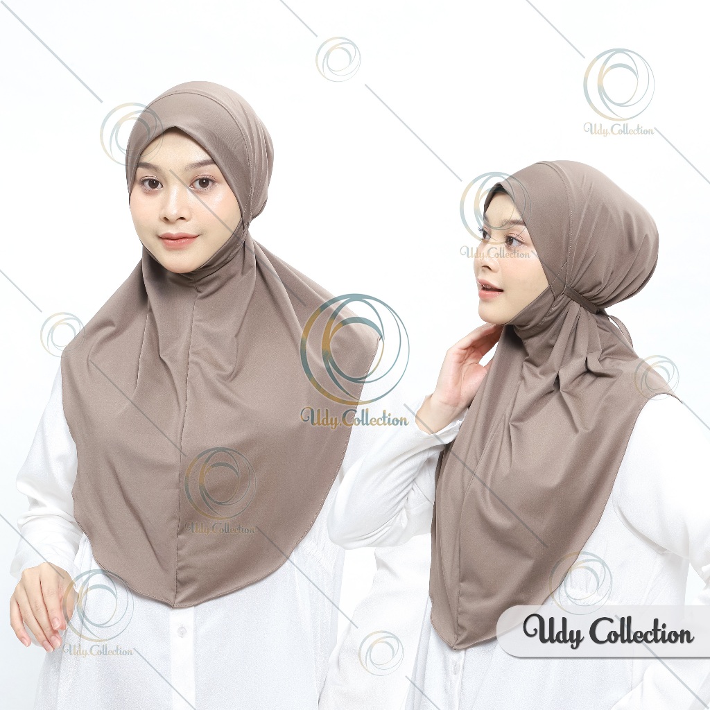 Jual Hijab Malay Instan Dagu Tali Jersey Ukuran L | Shopee Indonesia