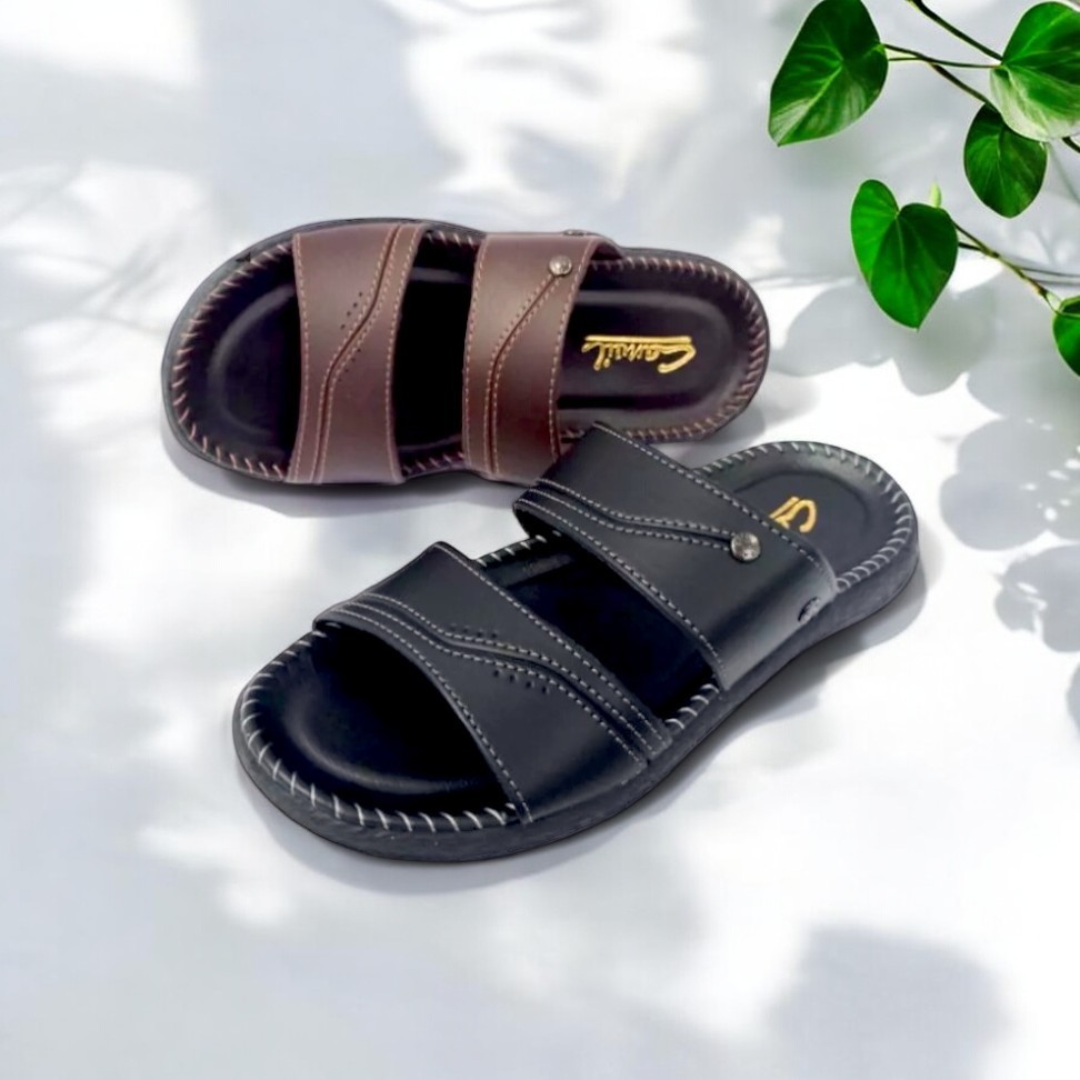 Jual Sendal Pria Sandal Slide Pria Casual Kasual Ringan Fashion ...