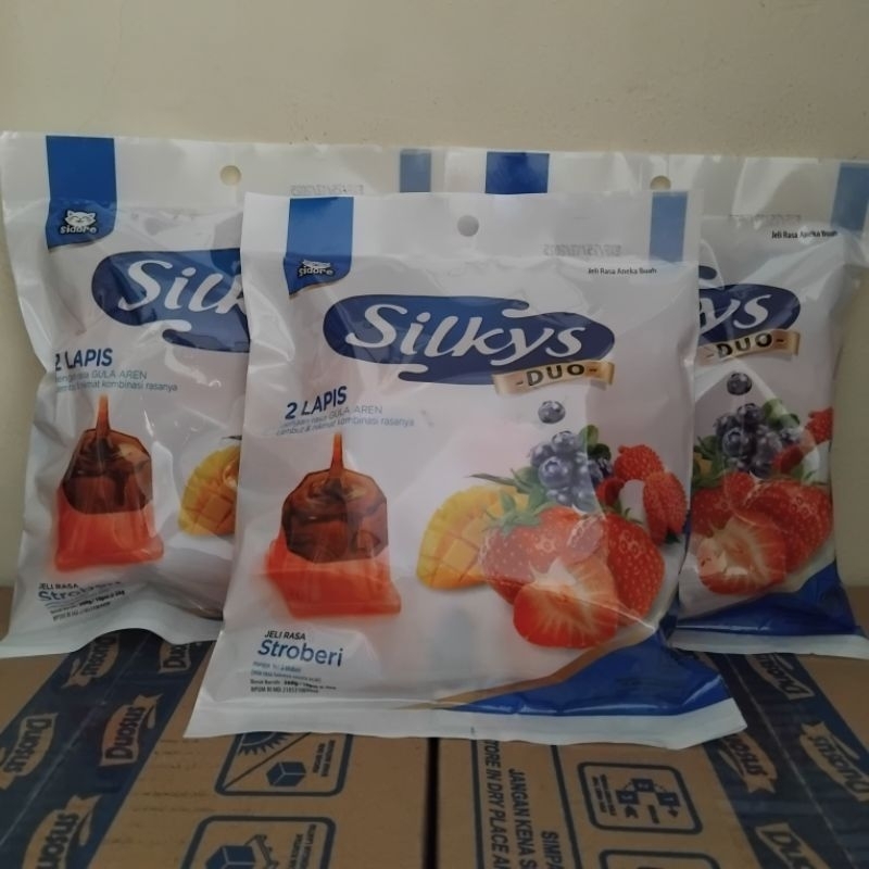 Jual Silkys Puding Duo Jelly 1 Pack Isi 10 Cup | Shopee Indonesia