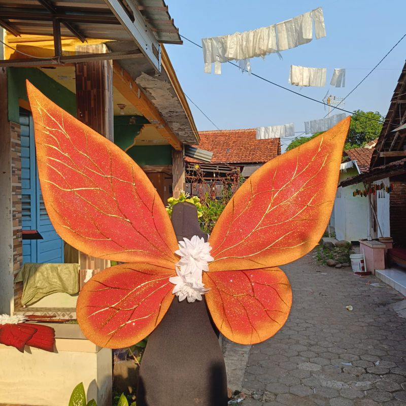 Jual kostum karnaval sayap tinkerbell kostum pesta unik | Shopee Indonesia