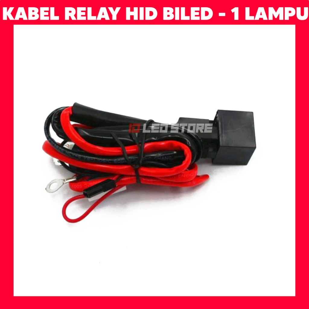Jual ORIGINAL KABEL RELAY BILED DAN RELAY SUPER HID MOTOR 1 LAMPU ...