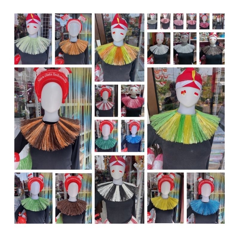 Jual Kalung Rumbai Tali Rafia HAND MADE | Shopee Indonesia