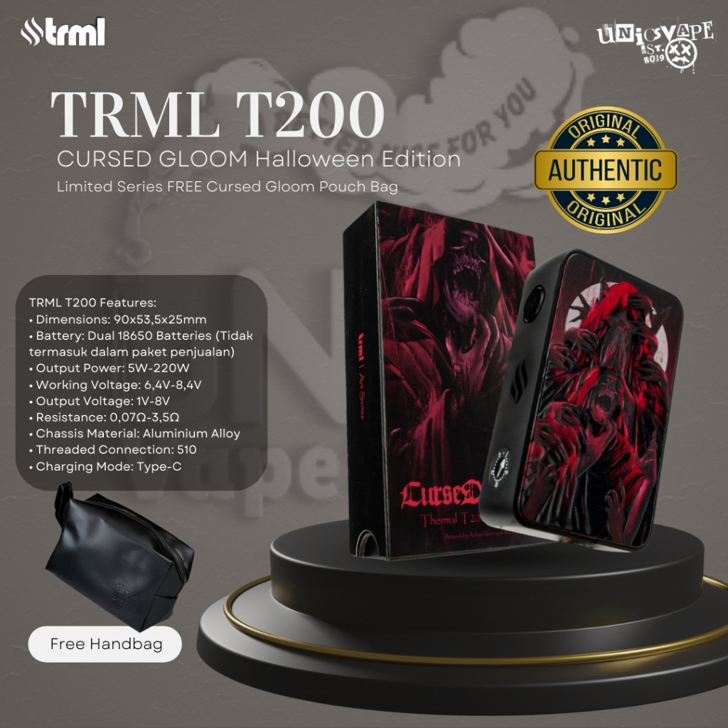 Jual TRML T200 CURSED GLOOM Halloween Edition Limited Series FREE ...