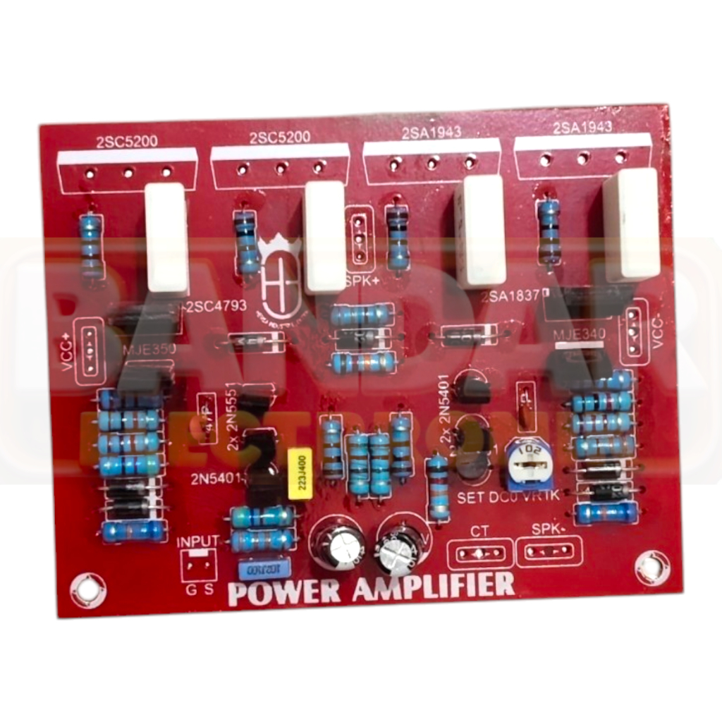Jual Driver Power Amplifier TOA | Kit Driver Amplifier TOA | Driver TOA ...
