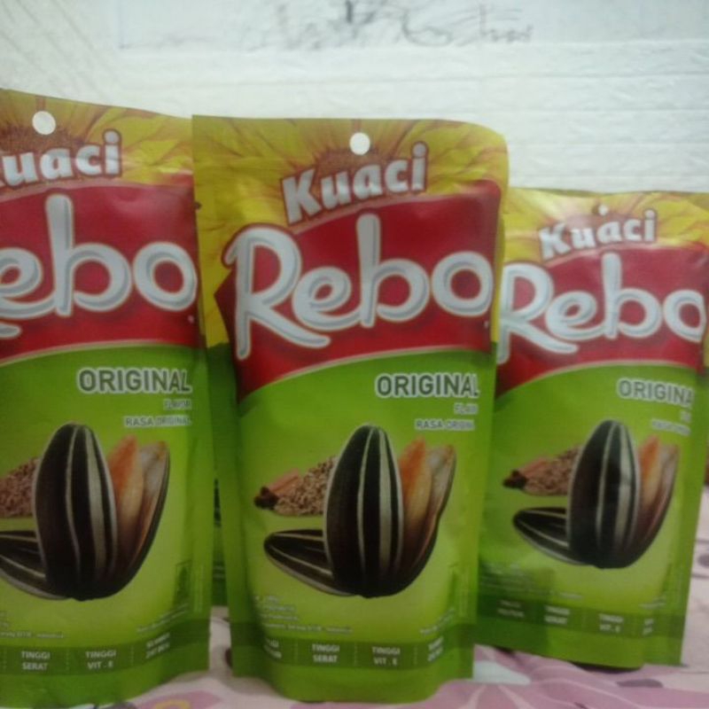 Jual Kuaci rebo 140g rasa original | Shopee Indonesia
