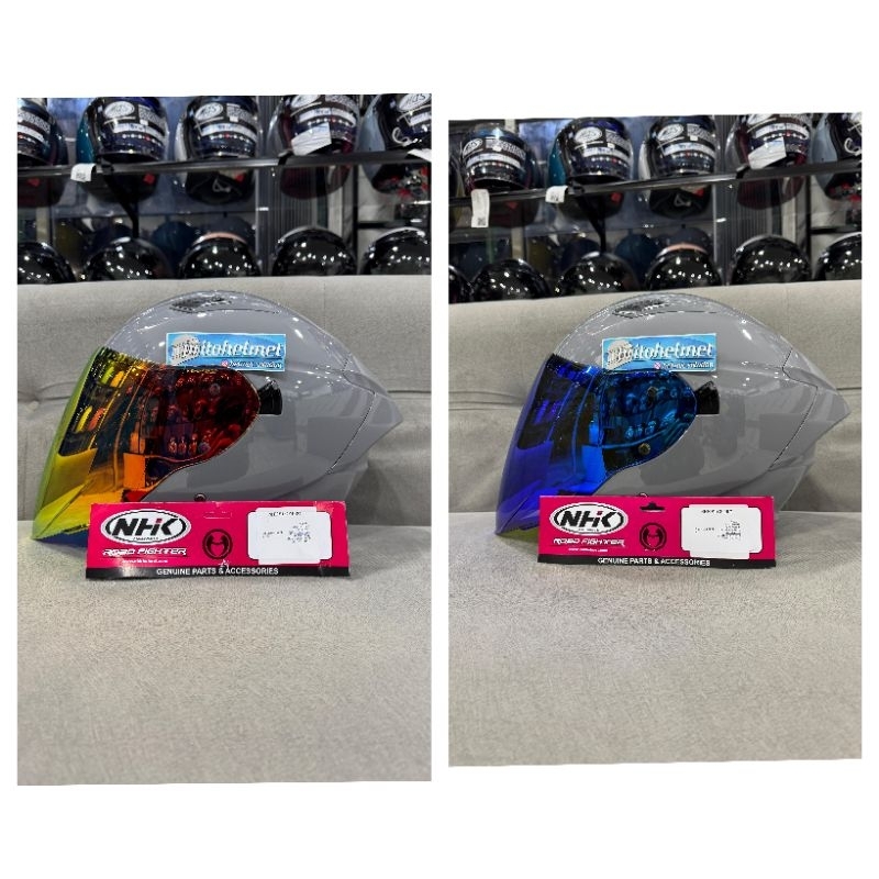 Jual Visor Iridium Red dan Blue NHK S1 GP Pro Original PNP R1 Max R1 ...