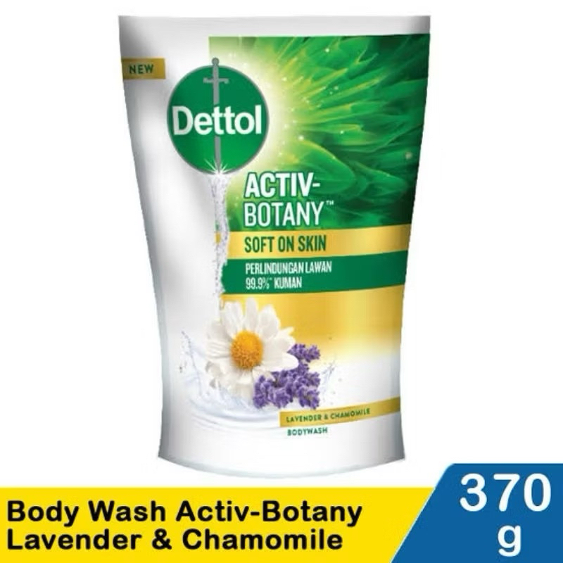 Jual Dettol Body Wash Active Botany Lavender 370mL Refill Sabun Mandi ...