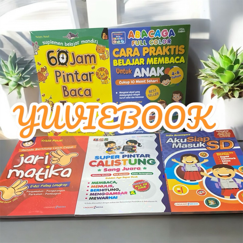 Jual PAKET 5 BUKU ABACAGA - 60 JAM PINTAR BACA TANPA DIEJA - JARI MATIK ...