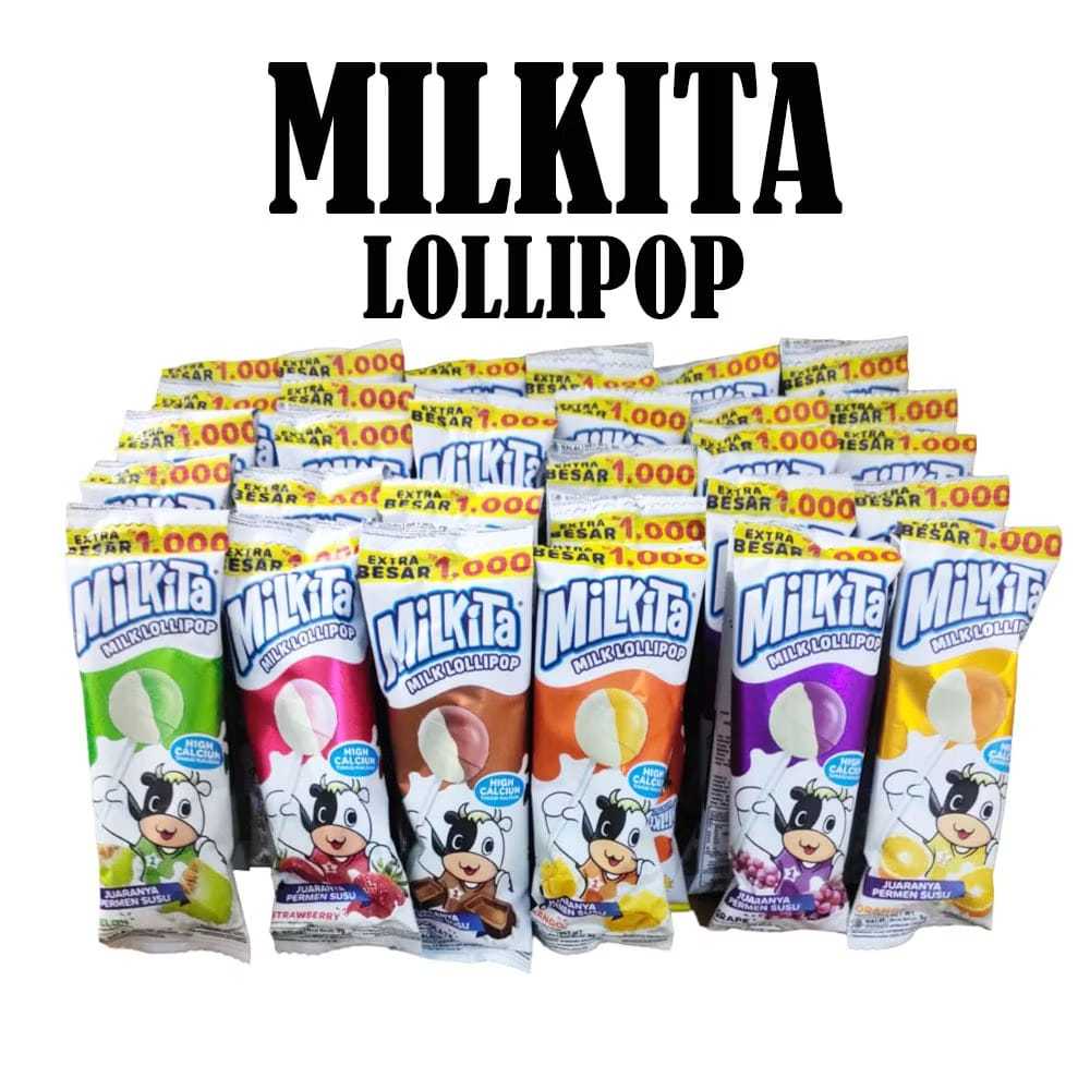 Jual PERMEN MILKITA RENCENG VARIAN RASA |COKLAT|STRAWBERRY|JERUK|MANGGA ...
