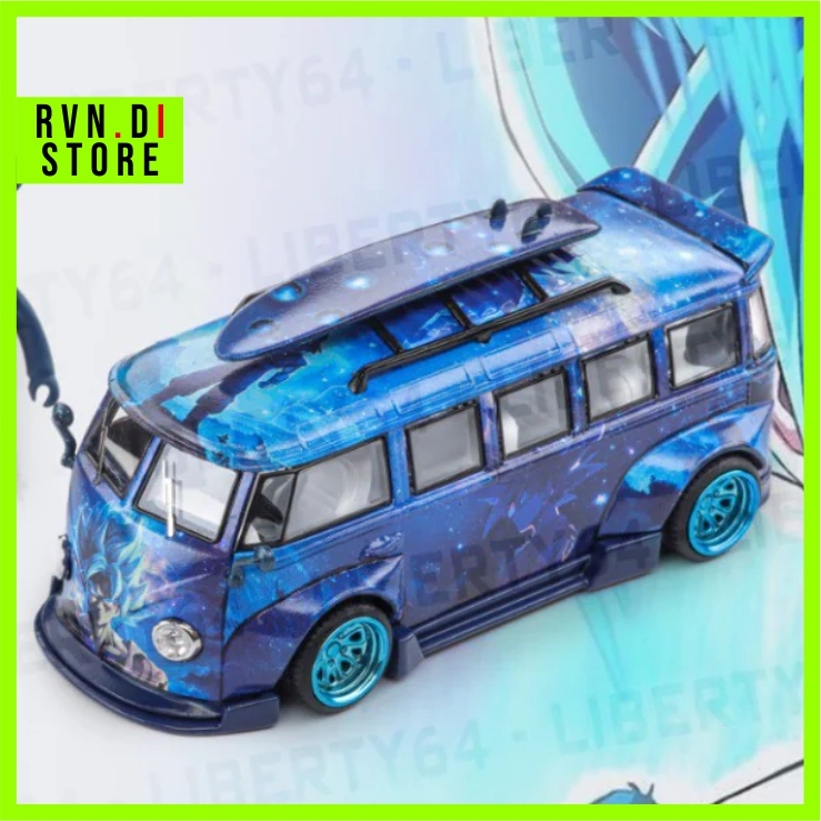Jual TERMURAH Liberty64 vw kombi volkswagen combi biru RWB Porsche ...