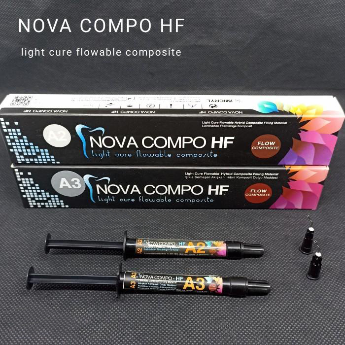 Jual Nova Compo HF / FLOW Composite 2Gram Syringe IMICRYL | Shopee Indonesia