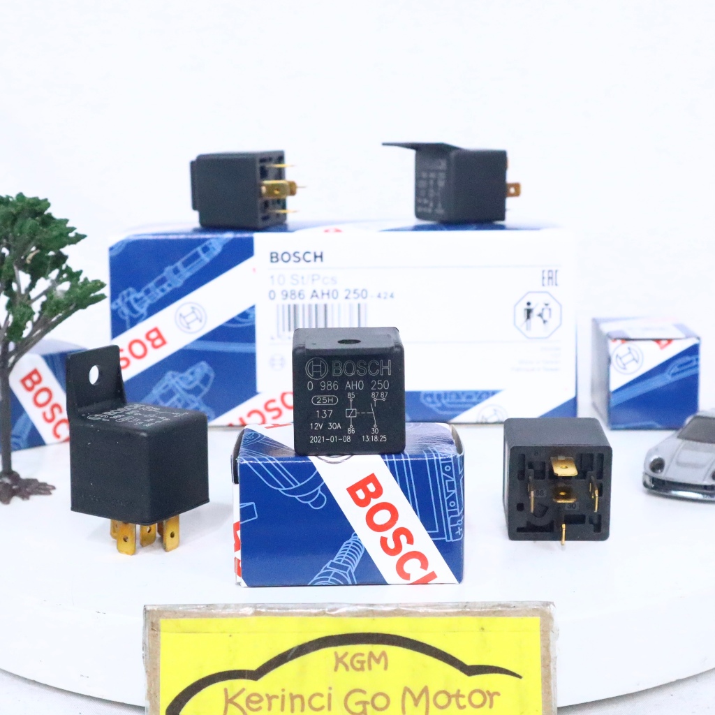 Jual RELAY BOSCH KAKI 5 12V 30A AH0 250 - RELAY KLAKSON BOSCH - RELAY ...