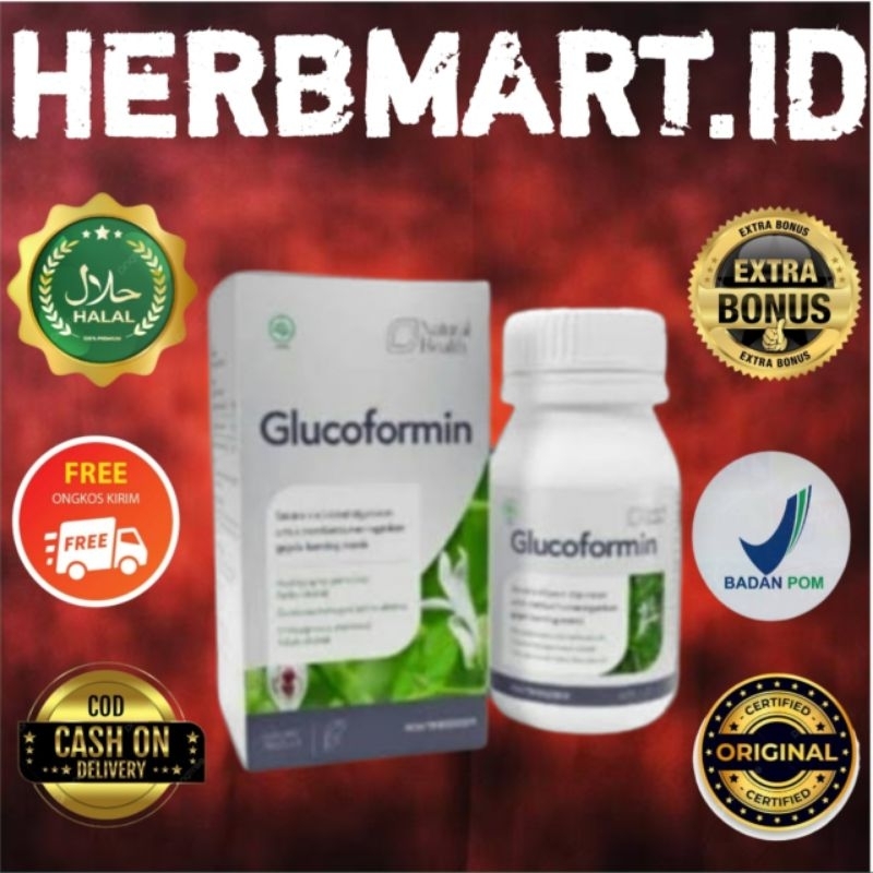 Jual Glucoformin 100% Asli Original Obat Diabetes Kencing Manis ...