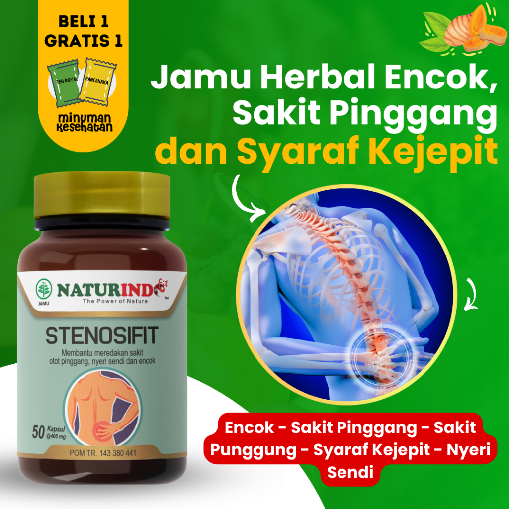 Jual Obat Sakit Pinggang Sampai Kaki Sakit Bokong Saraf Kejepit ...