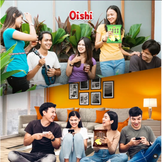 Jual Camilan Snack Makanan Ringan Oishi Toss 75 Gr Keripik Kentang ...