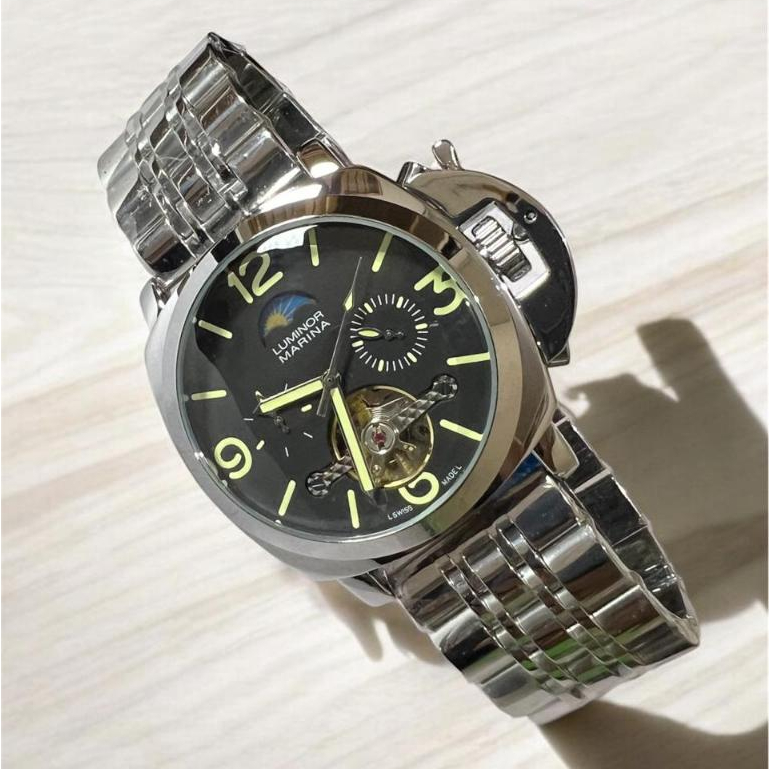 Jual Jam Tangan Pria Chrono Aktif Stainless Full Pergantian Siang/malam ...