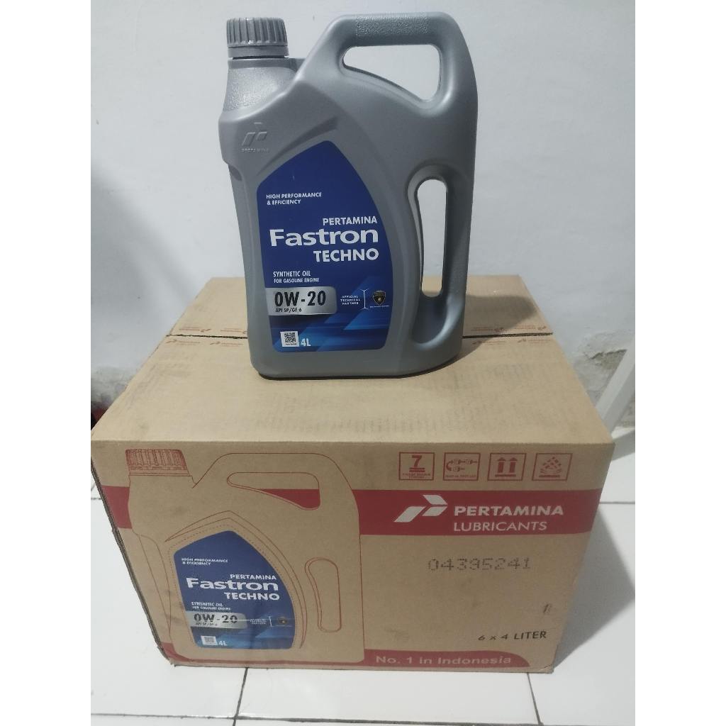 Jual Oli Mesin Syntethic Pertamina Fastron Techno SAE 0W-20 API SP/GF-6 ...