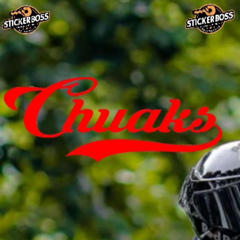 Jual Sticker Motor Kata CHUAKS Hologram Waterproof - Sticker Motor Kata ...