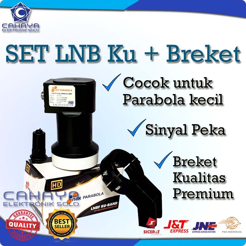 Jual Matrix LNB Ku Band + Bracket Parabola Braket Breket Measat3 SES9 ...