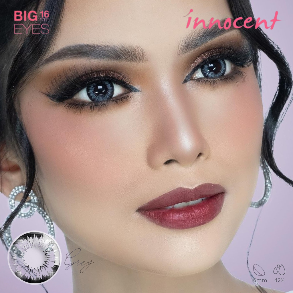 Jual Softlens Minus Dan Normal X2 INNOCENT GREY (0.00 sd -6.00 ...