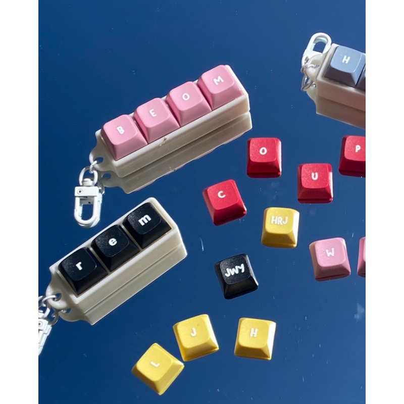 Jual [BACA DESKRIPSI] Pre Order Customize Keyboard Keychain 1 ...