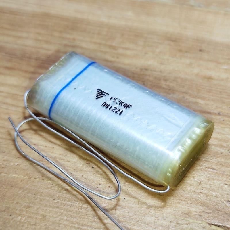 Jual Kapasitor 152 / 1.5nf / 1500pf / 1n5 Film Capacitor axial kaki ...