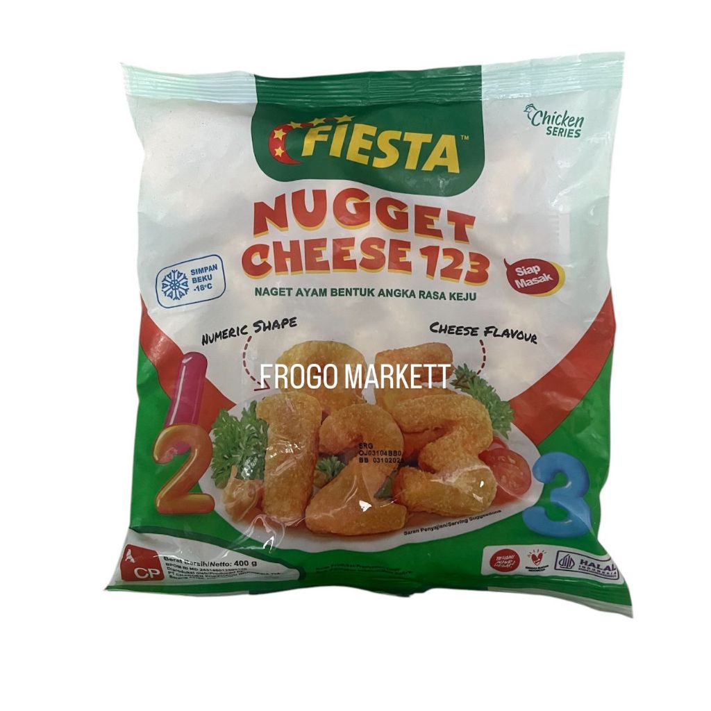 Jual Nugget Fiesta Keju Bentuk Angka Cheese 123 Fiesta 400gr | Shopee ...