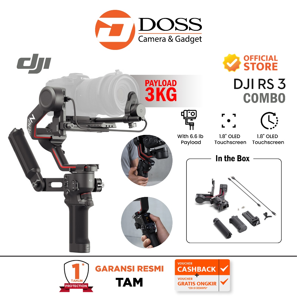 Jual DJI RS 3 Pro Combo Gimbal Stabilizer DJI RS3 | Shopee Indonesia