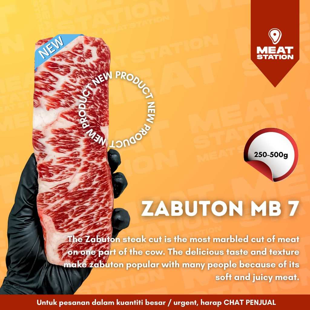 Jual AUS Wagyu Zabuton MB 7 / Daging Steak AUS / Beef Steak / Beef ...