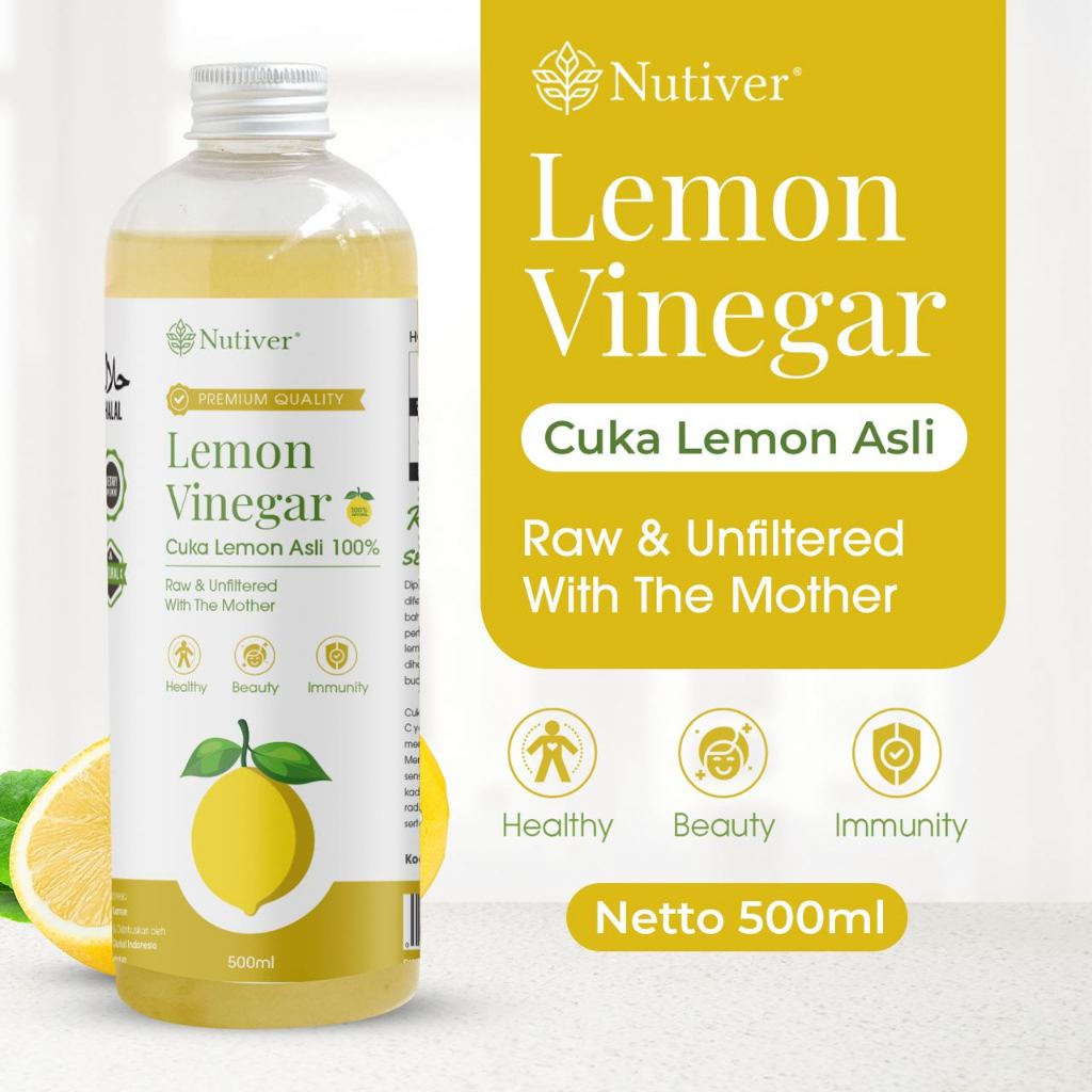 Jual NUTIVER | LEMON VINEGAR | CUKA BUAH LEMON | MINUMAN DIET KESEHATAN ...