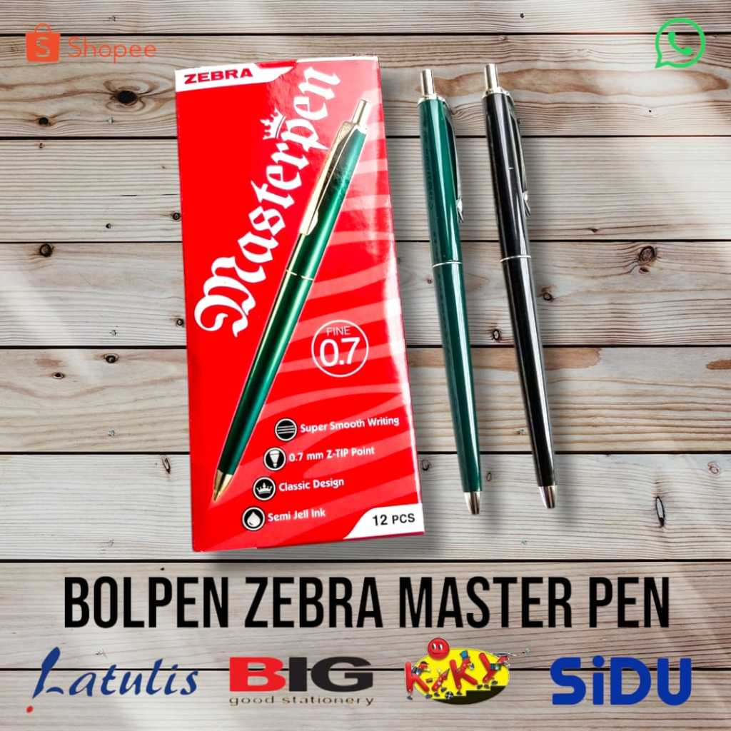 Jual PULPEN CETEK PEN PILOT JADUL ZEBRA MASTERPEN | Shopee Indonesia