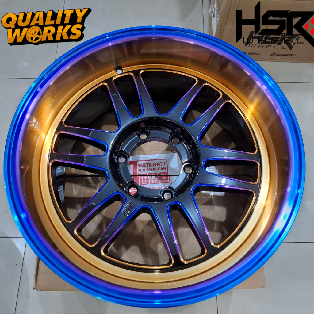 Jual Velg R18 Pnp Pajero, Fortuner, Ford Everest Pelek Hsr Boroko Bly01 Ring 18 Lebar 9 Rainbow ...