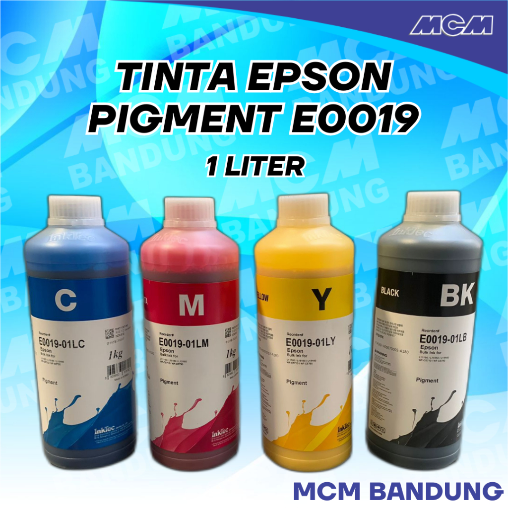 Jual Tinta Pigment InkTec Epson E0019 1L | Shopee Indonesia