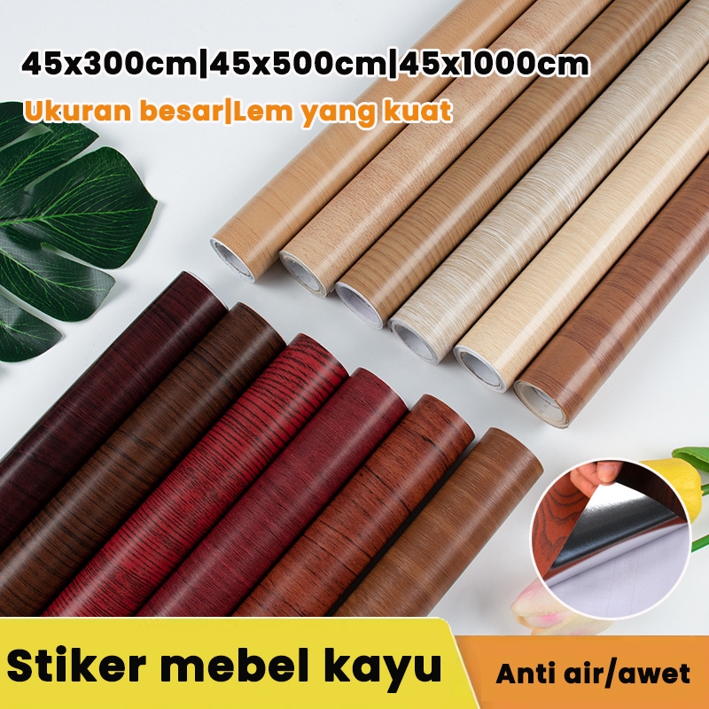 Jual 【ReXiao】walpaper lantai stiker kayu wallpaper motif kayu stiker ...