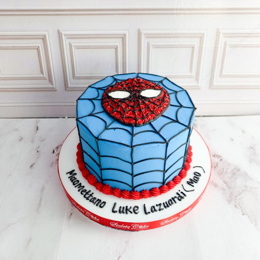 Jual Kue Ulang Tahun/Birthday Cake/Kue Ultah Tema Spiderman/Spiderman ...
