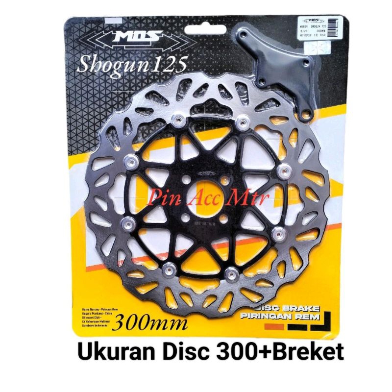 Jual PIRINGAN DISC CAKRAM DEPAN+BREKET SMASH SHOGUN 125 PNP DIAMETER ...