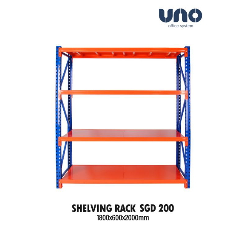 Jual Rak besi rak gudang rak shelving Uno SDG 200 uk 180 x 60 x 200 cm ...